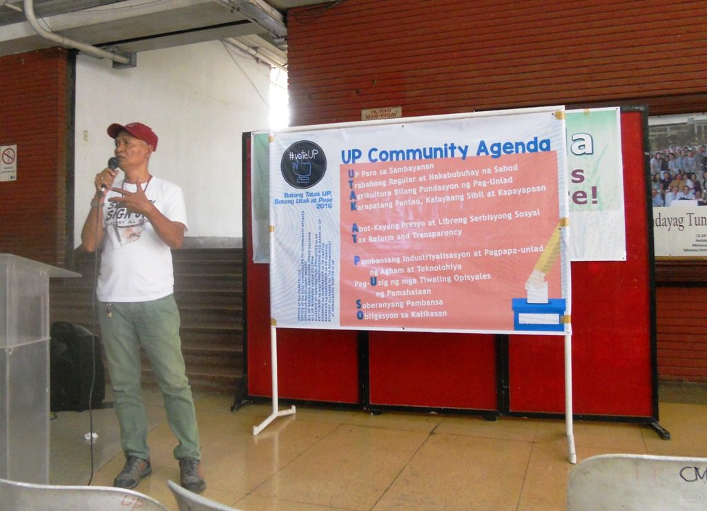 UP community announces 10-point electoral agenda