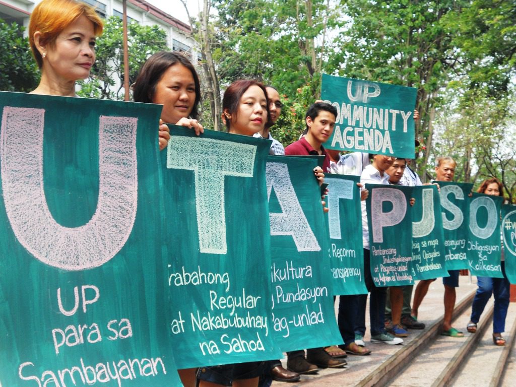 UP community announces 10-point electoral agenda