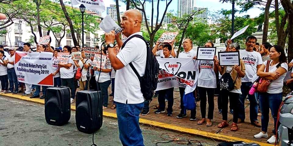 Comelec disqualifies Aksyon Health Workers Party-list