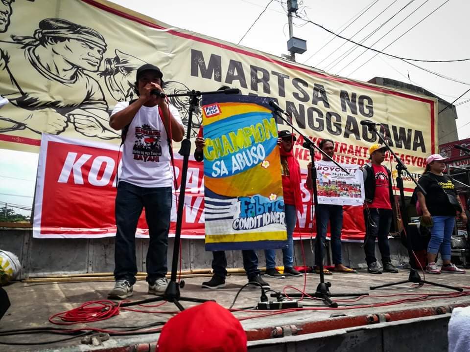 Workers from Laguna join nationwide protest against ‘unfair labor ...