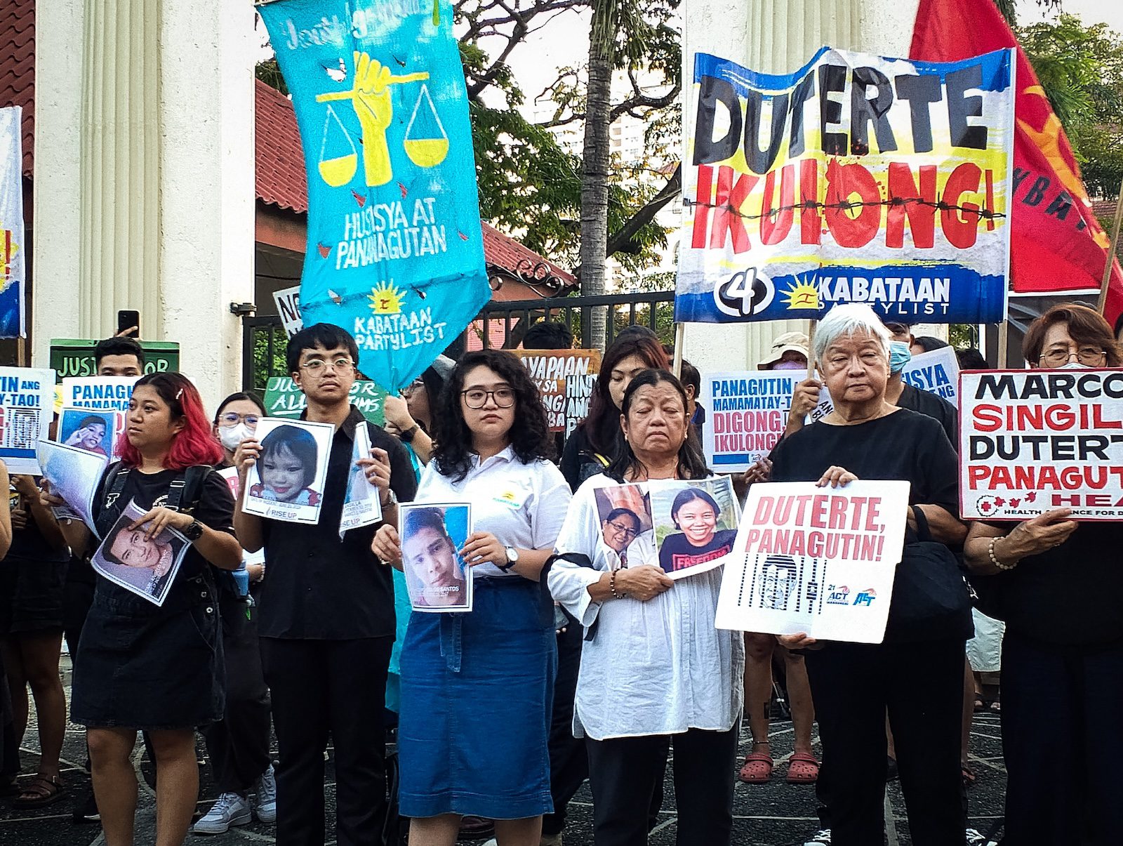 Groups demand justice and accountability for victims of Duterte regime