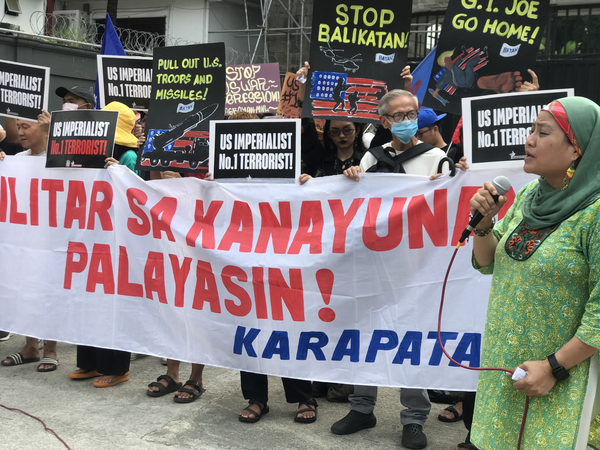 Progressives protest Balikatan exercise amid US aggression, energy crisis